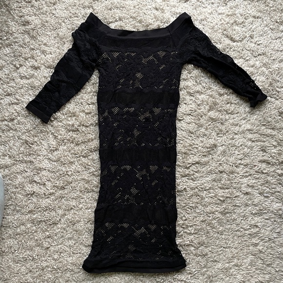 bebe | Dresses | Bebe Lace Bodycon Dress | Poshmark